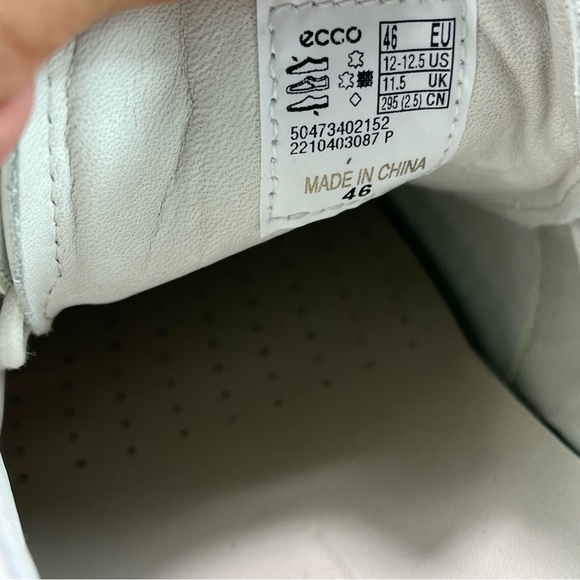 Ecco | Shoes | Ecco Street Tray Recru Mens Sneakers Tray Tech Leather ...